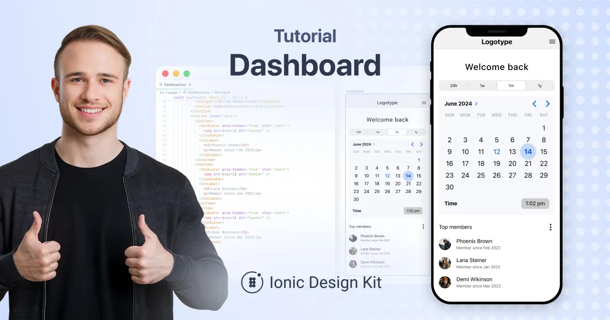 How to create a Dashboard screen