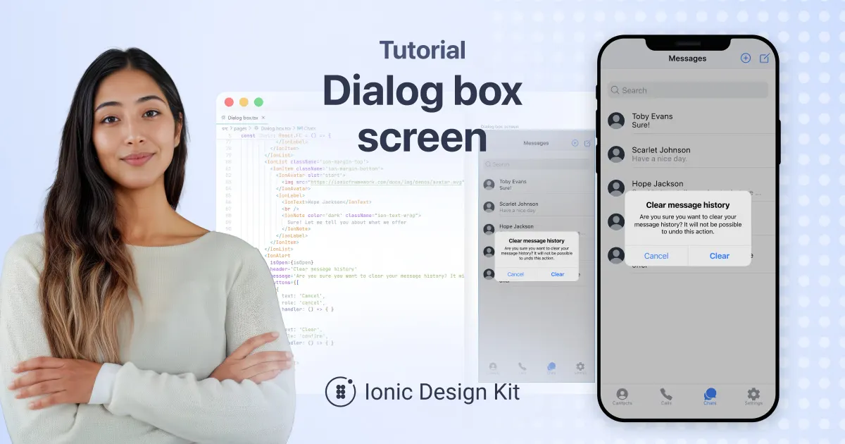 How to create a Dialog box