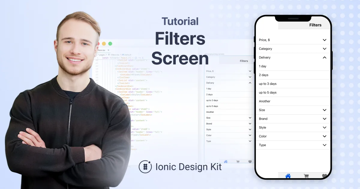 How to create a Filters screen