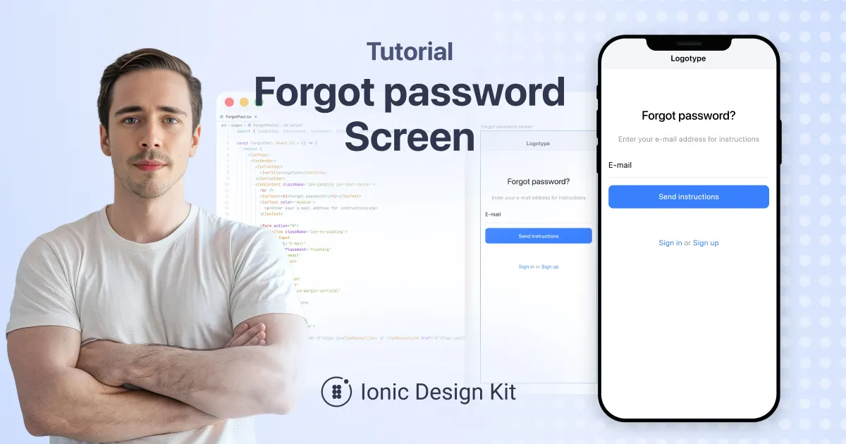 How to create a Forgot password screen