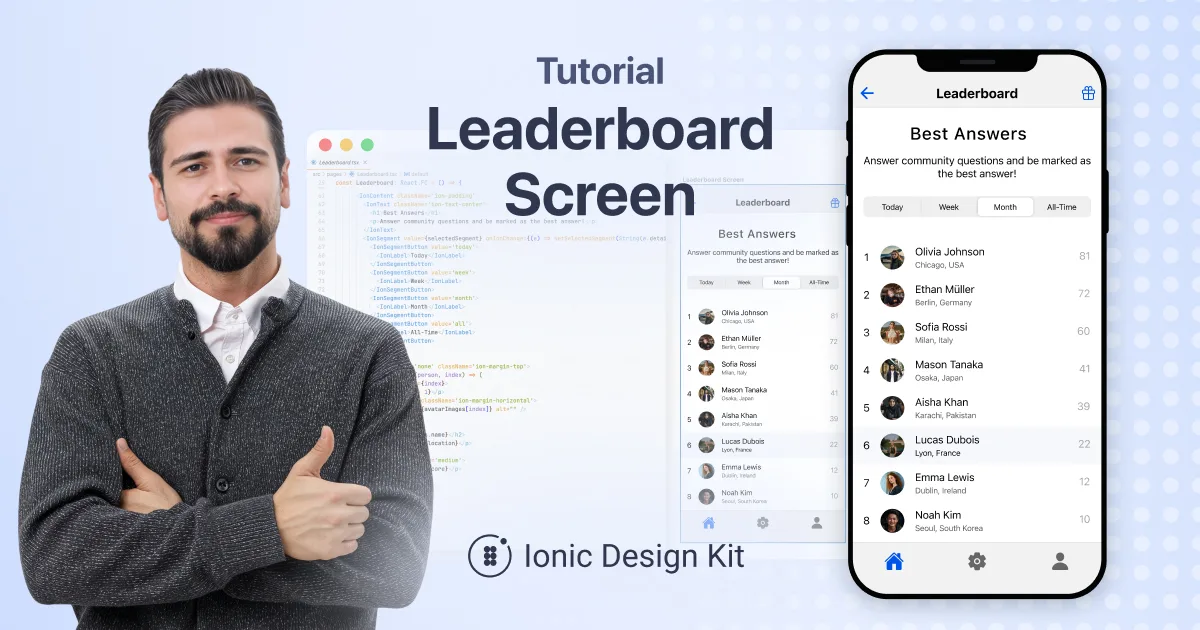 How to create a Leaderboard screen