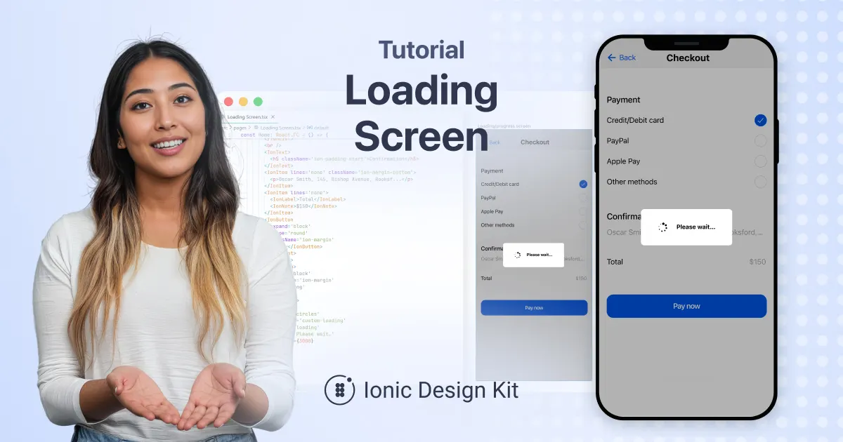 How to create a Loading screen | Ionic Design Kit