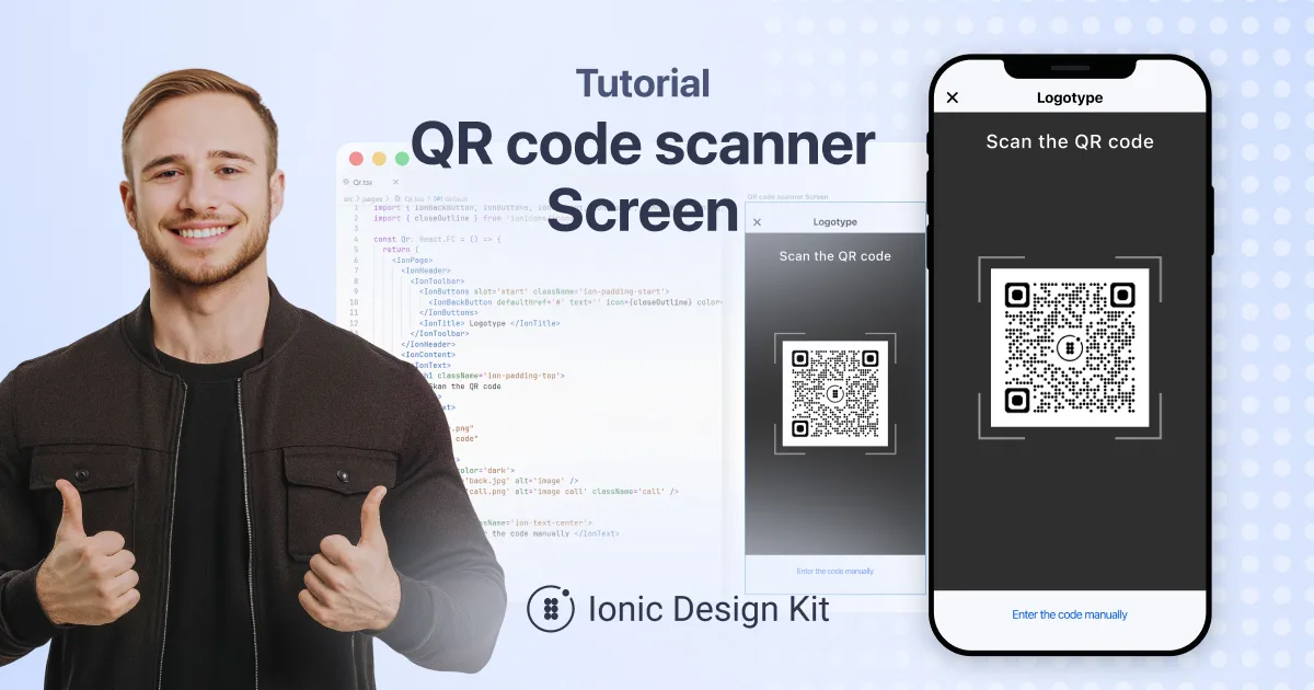 How to create a QR code scanner screen