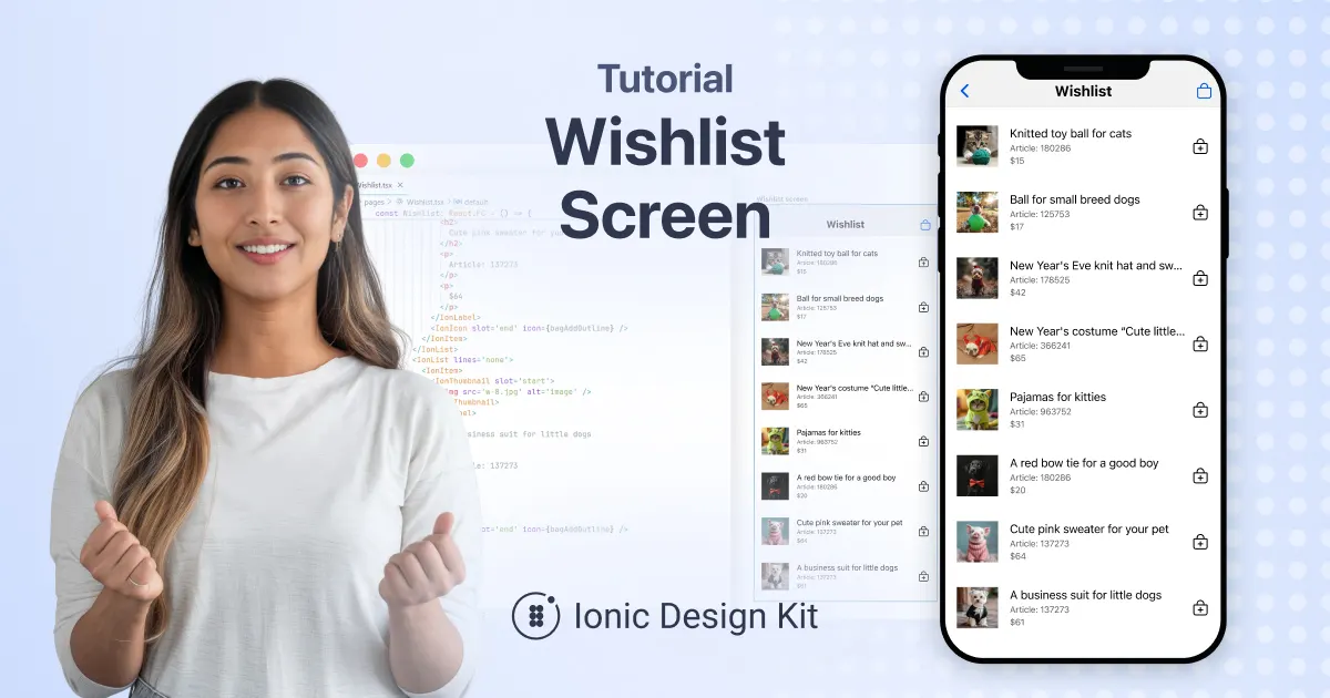 How to create a Wishlist screen